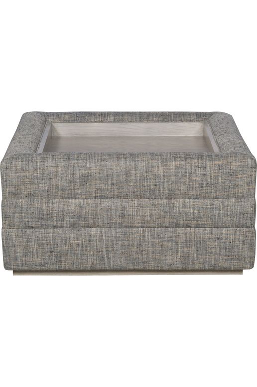 Boyden Ottoman with Wood Tray – Sedgwick & Brattle
